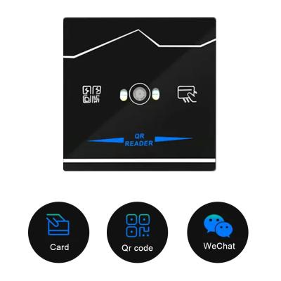 China Wiegand26 / 34 Interface RFID Proximity Card Reader Auto induction Tempered glass for sale