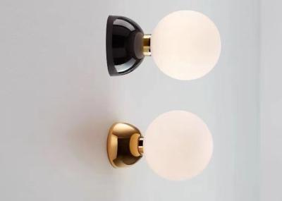 China Minimalist gold and black led bedroom wall lights simple black led minimalist indoor Wall Lamp for sale