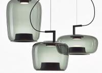 China New Amber Glass  led Home Design Pendant Lamp For Dinning Room for sale