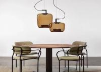 China New Amber Glass  led Home Design Pendant Lamp For Dinning Room for sale