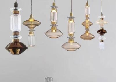 China Luxury Glass Hanging Fixture Pendant Lights Led Lighting Modern Glass Pendant Lamp for sale