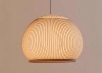 China Fabric Shade with acrylic ABS modern wedding restaurant E27 pendant lamp for sale