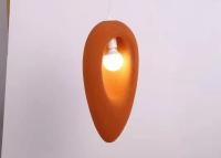China Cement and concrete and resin orange yellow handmake contemporary pendant lamp for sale