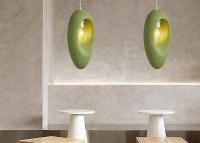 China Cement and concrete and resin orange yellow handmake contemporary pendant lamp for sale