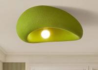 China Cement and concrete and resin orange yellow handmake contemporary pendant lamp for sale