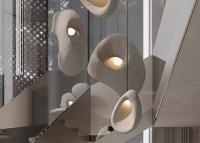 China Cement and concrete and resin light fixtures travel hotel and house contemporary pendant lamp for sale