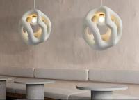 China Cement and concrete and resin light fixtures travel hotel and house contemporary pendant lamp for sale