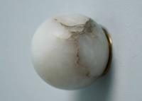 China Yellow stone white marble  led round and long and plating gold wall lamp for project for sale