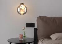 China Italian minimalist bedroom bedside chandelier modern simple light luxury high-end glass bar restaurant entrance hanging line lamp for sale