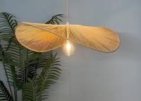 China Wabi-sabi style rope chandelier simple creative bedroom living room lamp hand-woven Japanese retro homestay restaurant lamp for sale