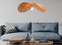 China Wabi-sabi style rope chandelier simple creative bedroom living room lamp hand-woven Japanese retro homestay restaurant lamp for sale