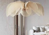 China French cream style chandelier Nordic simple restaurant living room bedroom Japanese style high-grade flower-shaped lamp for sale