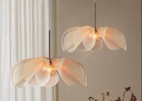 China French cream style chandelier Nordic simple restaurant living room bedroom Japanese style high-grade flower-shaped lamp for sale