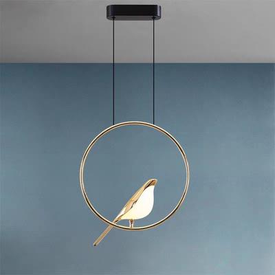 China Magpie chandelier smart dimming light luxury bedroom bedside lamp balcony staircase restaurant creative bird for sale