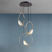 China Magpie chandelier smart dimming light luxury bedroom bedside lamp balcony staircase restaurant creative bird for sale