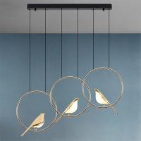 China Magpie chandelier smart dimming light luxury bedroom bedside lamp balcony staircase restaurant creative bird for sale