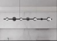 China Round pendant lamp long glass lamp for homedecor unique design for home LED bulb for sale