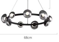China Round pendant lamp long glass lamp for homedecor unique design for home LED bulb for sale