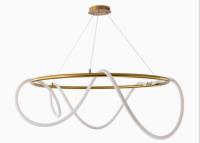 China Contemporary Design Warm Ambiance Round Rope DIY Bedroom Pendant Lamp Chandelier for sale