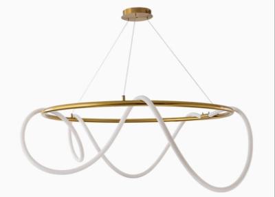 China Contemporary Design Warm Ambiance Round Rope DIY Bedroom Pendant Lamp Chandelier for sale