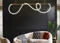 China Contemporary Design Warm Ambiance Round Rope DIY Bedroom Pendant Lamp Chandelier for sale