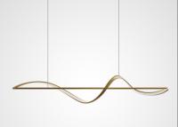 China Artistic Lighting Elegant Long Interior Design Ambient Lighting Manufacture led Chandelier for sale
