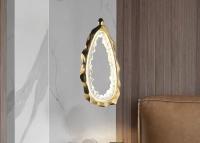 China Light luxury copper ring staggered chandelier restaurant living room creative luxury decorative lamps for sale