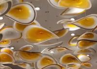 China Hotel villa stone leaf and bird chandelier for hotel big pendant lamp for home for sale