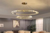 China Post-modern light luxury chandelier stainless steel crystal living room lamp Nordic simple restaurant lamp bedroom LED lamp lighting for sale