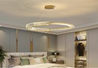 China Post-modern light luxury chandelier stainless steel crystal living room lamp Nordic simple restaurant lamp bedroom LED lamp lighting for sale