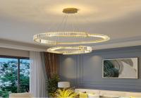 China Post-modern light luxury chandelier stainless steel crystal living room lamp Nordic simple restaurant lamp bedroom LED lamp lighting for sale