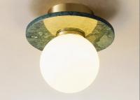 China Natural marble Nordic villa corridor ceiling lamp designer homestay art creative personality corridor lamp for sale