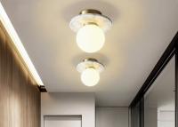 China Natural marble Nordic villa corridor ceiling lamp designer homestay art creative personality corridor lamp for sale