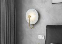 China Post-modern simple marble wall lamp living room background wall coffee shop hotel staircase aisle lamp bedroom bedside lamp for sale