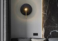 China Post-modern simple marble wall lamp living room background wall coffee shop hotel staircase aisle lamp bedroom bedside lamp for sale