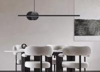 China Restaurant chandelier one word long strip modern simple light luxury minimalist designer marble one word long strip lamp for sale