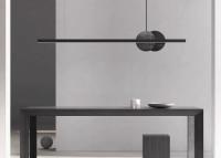 China Restaurant chandelier one word long strip modern simple light luxury minimalist designer marble one word long strip lamp for sale