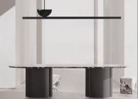 China Direct sales new style all-copper bar minimalist strip lamp restaurant marble modern smart all-copper designer office for sale