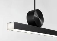 China Restaurant chandelier minimalist lamp Nordic style simple modern one-line aluminum tea room bar dining room dining table long strip lamp for sale