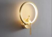 China Minimalist copper wall lamp bedroom bedside lamp modern simple living room background wall lamp hotel villa stair corridor lamp for sale