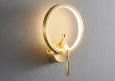 China Minimalist copper wall lamp bedroom bedside lamp modern simple living room background wall lamp hotel villa stair corridor lamp for sale