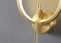 China Minimalist copper wall lamp bedroom bedside lamp modern simple living room background wall lamp hotel villa stair corridor lamp for sale