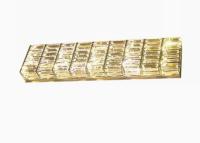 China Crystal long wall lamp hotel lobby club hall large long wall lamp villa sales office banquet hall high wall lamp for sale
