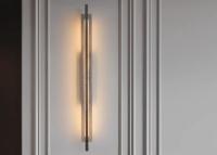 China All-copper Italian wall lamp living room grille background wall lamp modern high-end light luxury minimalist long strip bedroom wall lamp for sale