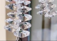 China Post-modern light luxury personality villa model room living room dining room bedroom lamp creative tassel branch crystal chandelier for sale
