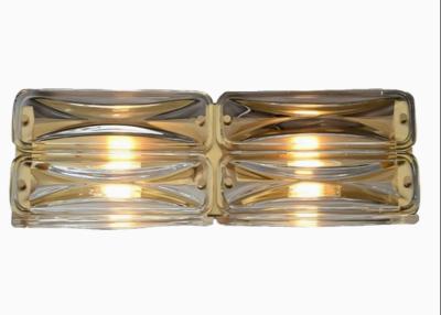 China Crystal wall lamp postmodern simple living room TV wall background lamp light luxury atmosphere long strip bedroom bedside lamp for sale