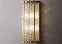 China All-copper light luxury living room atmospheric wall lamp modern simple high-end hotel lobby corridor aisle background wall lamp for sale