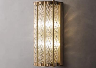 China All-copper light luxury living room atmospheric wall lamp modern simple high-end hotel lobby corridor aisle background wall lamp for sale