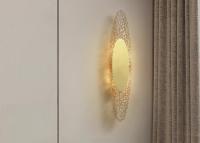 China Light luxury modern art wall lamp designer personality creative bedroom bedside living room background wall decoration lamp for sale