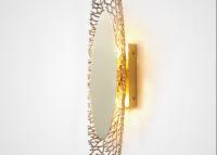 China Light luxury modern art wall lamp designer personality creative bedroom bedside living room background wall decoration lamp for sale